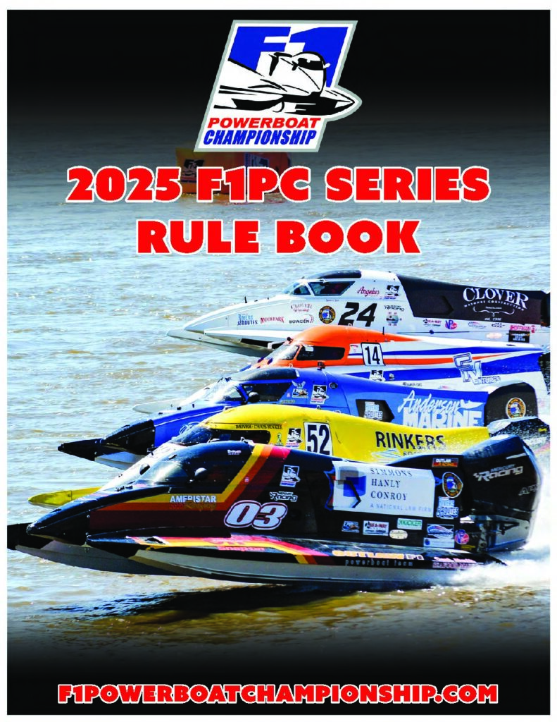 2025 F1PC Rule Book - F1 POWERBOAT RACING